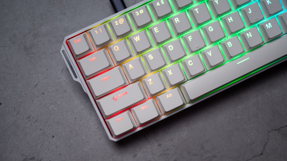 This fun-sized Bluetooth mechanical keyboard lives up to its name ...