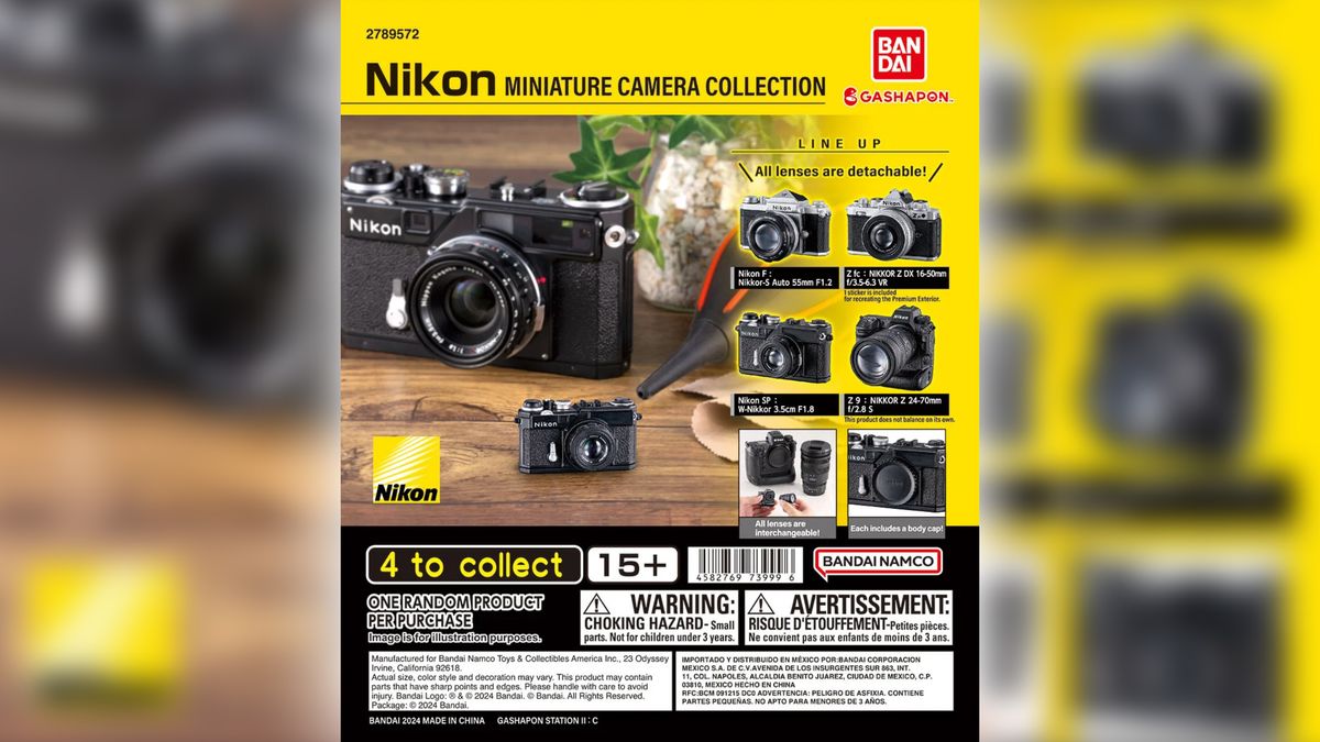 Collectable micro-sized toy Nikon cameras are now available in the US ...