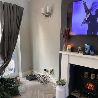 See how a couple built a living room DIY alcove cupboard for just £40 ...