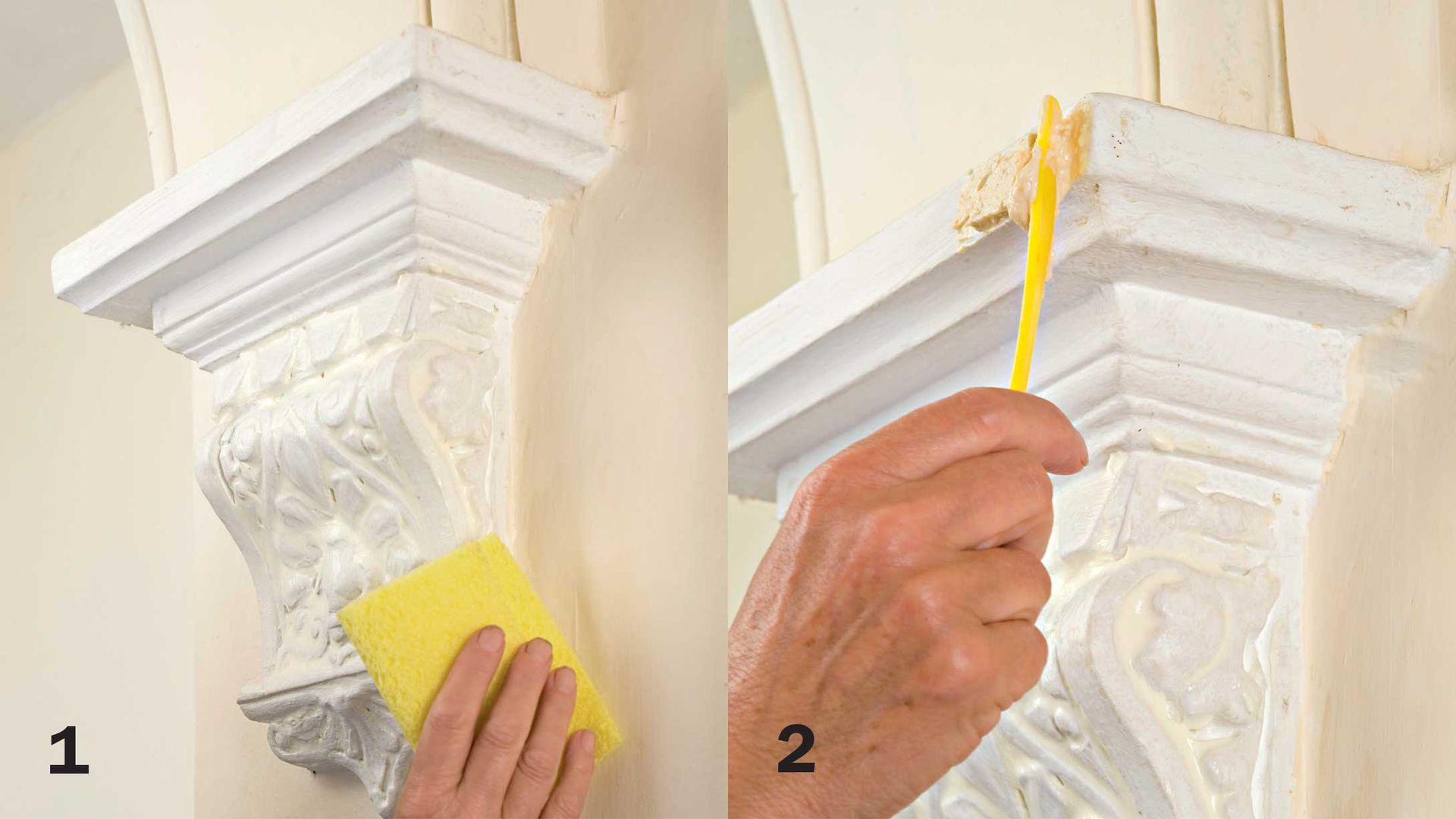 How to strip and repaint original plaster mouldings | Real Homes