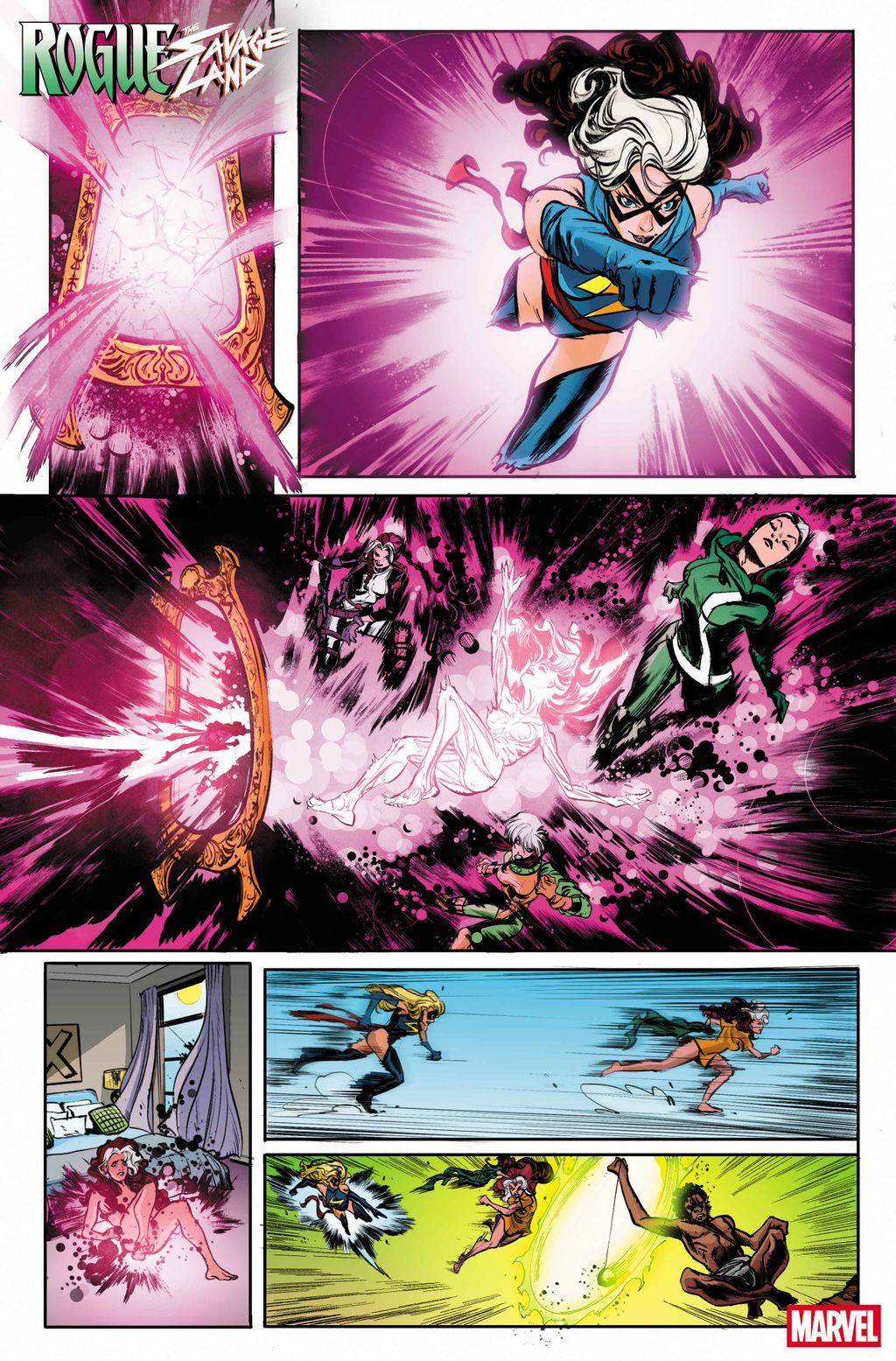 Rogue is dodging dinosaurs and romancing Magneto in our first look at ...