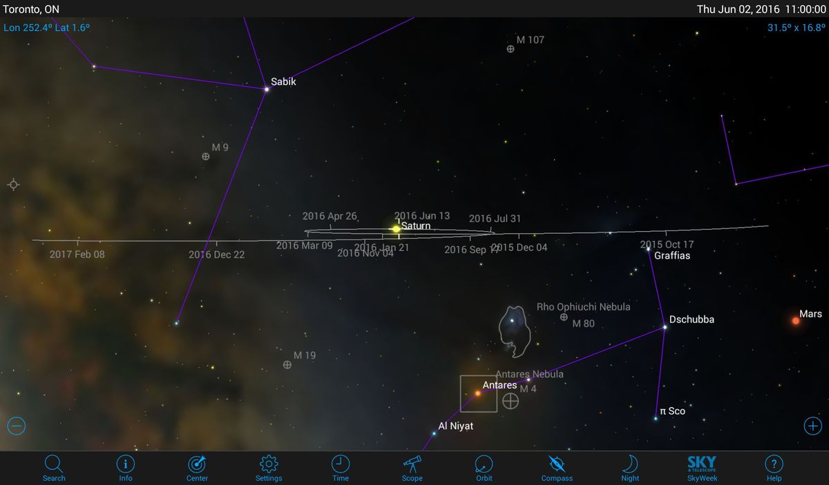 Exploring the Realm of Saturn with Mobile Astronomy Apps | Space