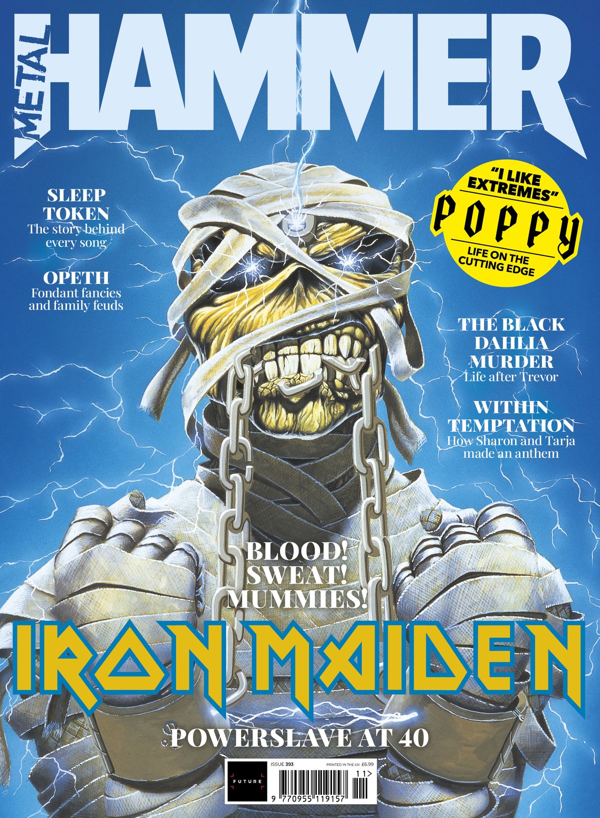 Get an exclusive Iron Maiden Powerslave Metal Hammer cover only in ...