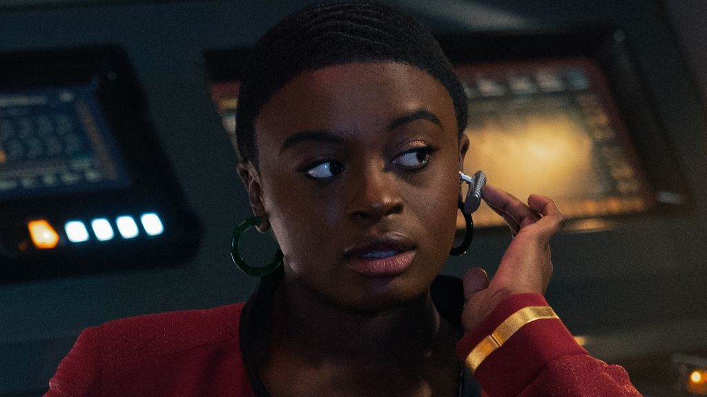 Celia Rose Gooding Wrapped As Uhura In Star Trek: Strange New Worlds ...
