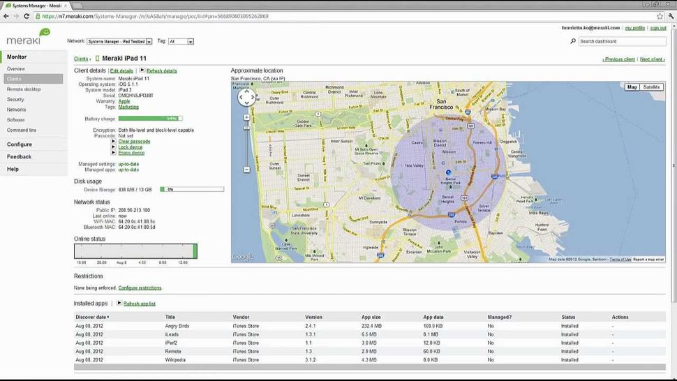 Cisco Meraki Systems Manager MDM review | TechRadar
