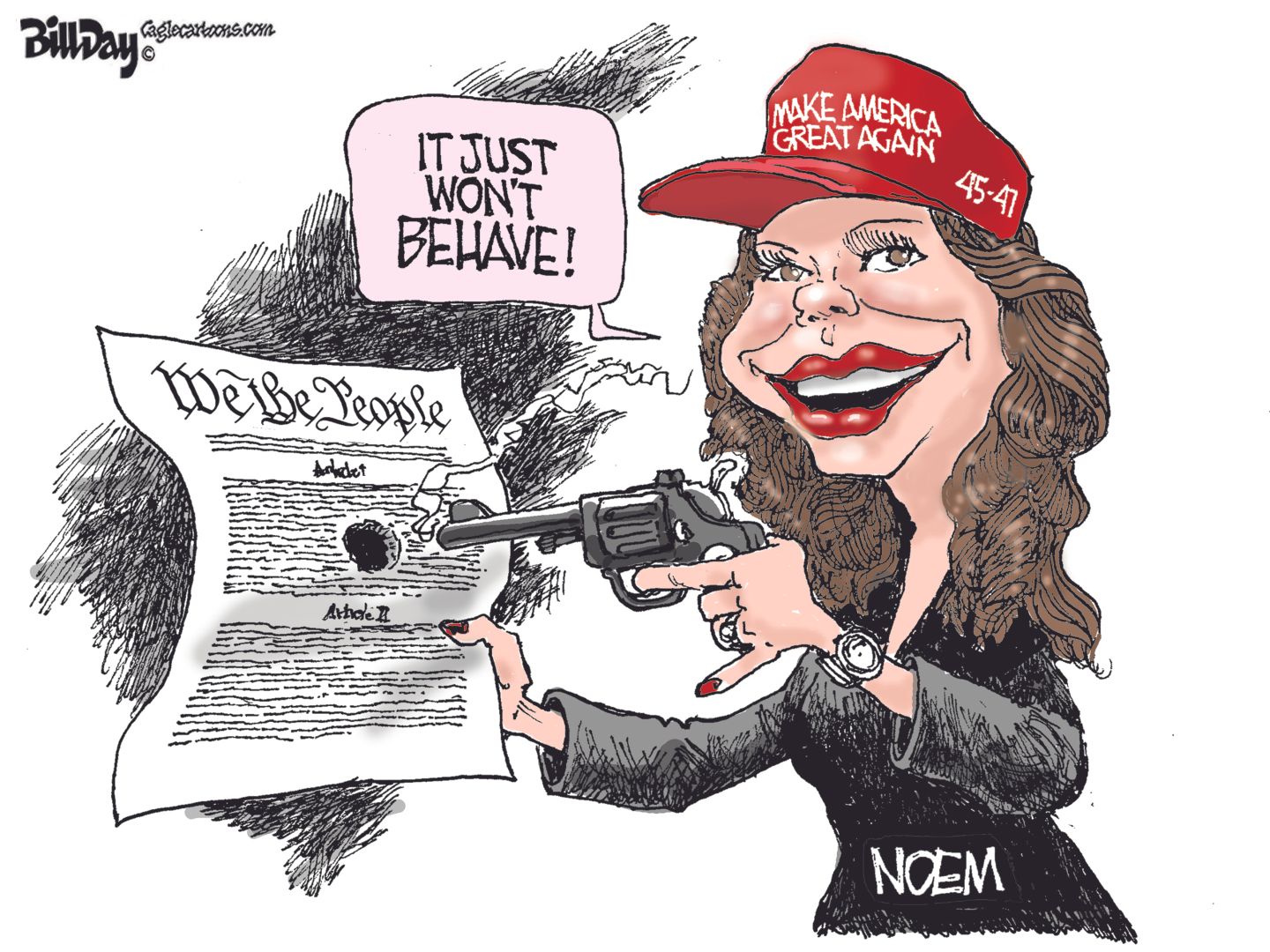 Kristi Noem fails a habeas corpus test | May 22 editorial cartoons ...