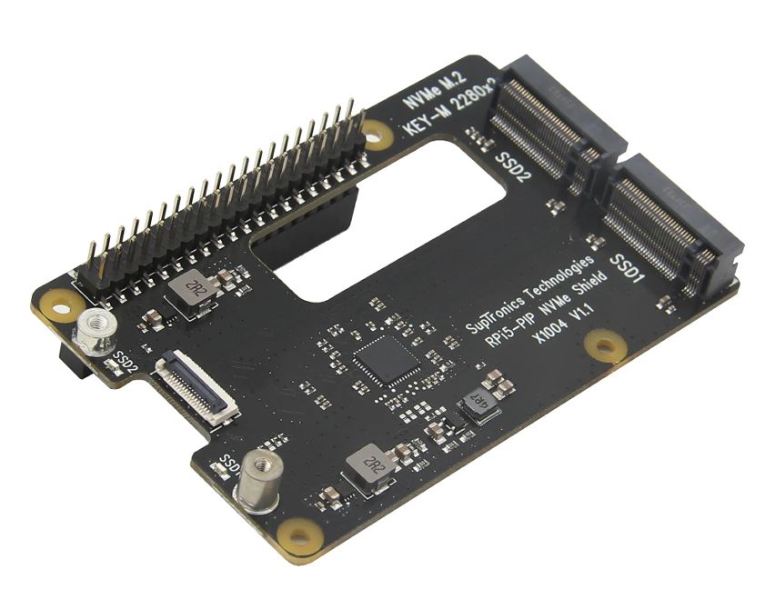 Raspberry Pi 5 HAT connects two NVMe SSDs for more storage | Tom's Hardware