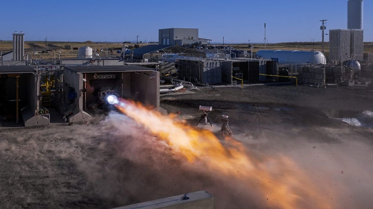 Stoke Space test-fires engine for upcoming fully reusable rocket ...