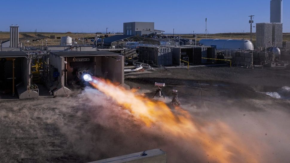 Stoke Space test-fires engine for upcoming fully reusable rocket ...