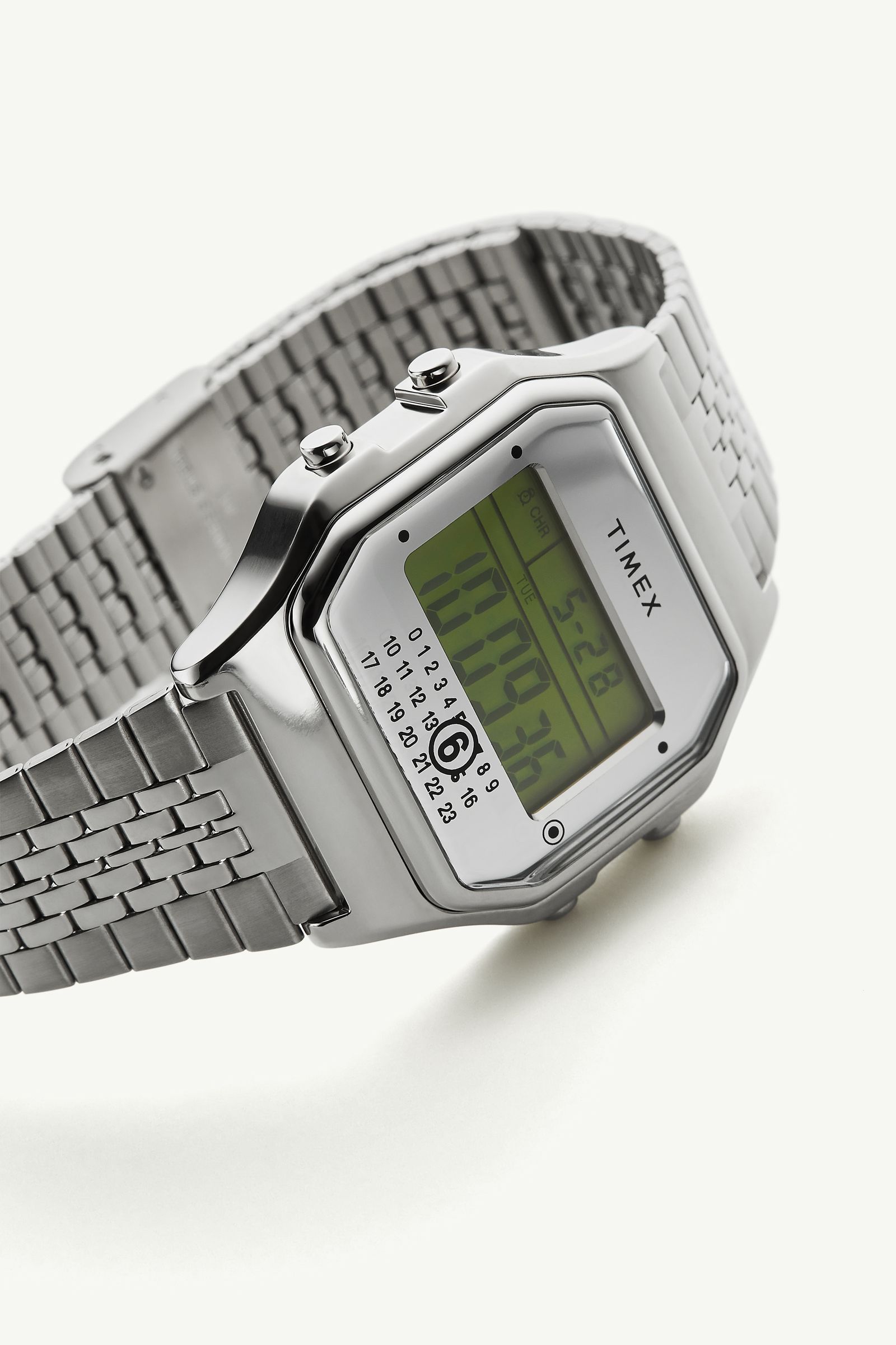 MM6 Maison Margiela x TIMEX reinvent the retro T80 digital watch ...
