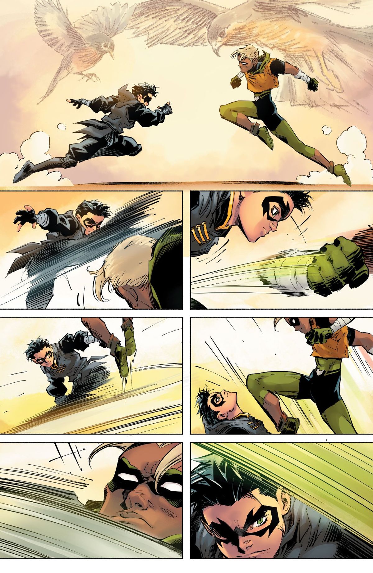 Who survives Damian vs Connor? See the bout begin in Robin #8 preview ...