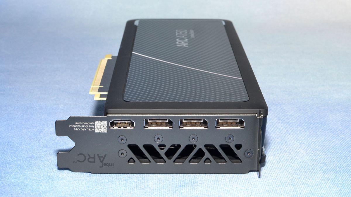 Intel Arc A750 Test Setup - Intel Arc A750 Limited Edition Review: RTX ...