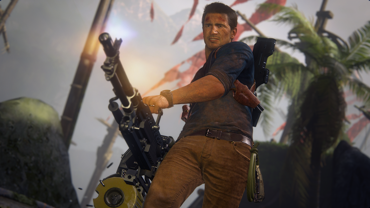 Uncharted 4... told entirely through Nate's incredible facial ...