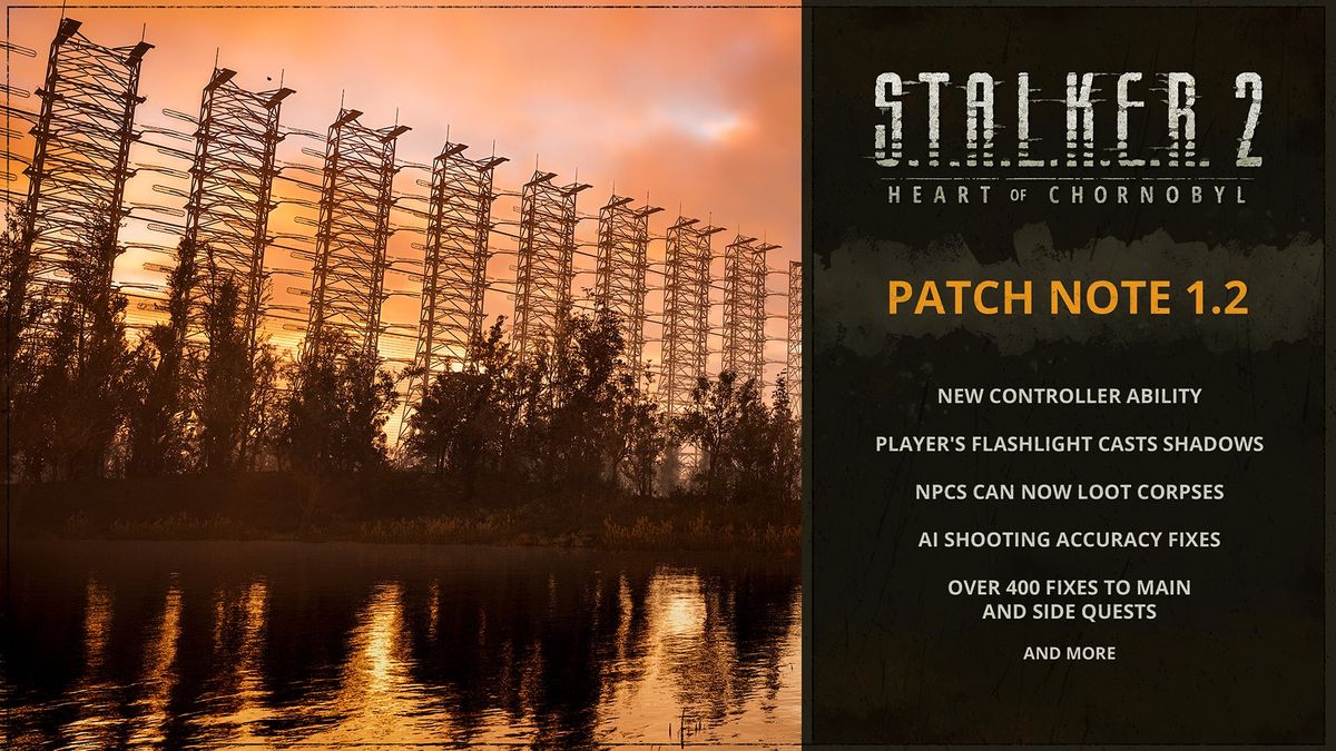 STALKER 2 just got a huge Patch 1.2 update with over 1,700 fixes ...