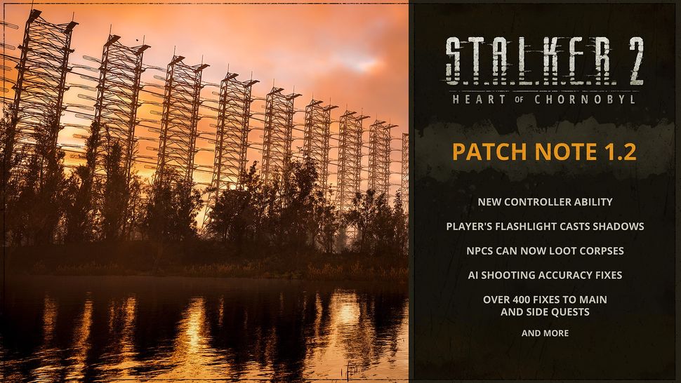 STALKER 2 just got a huge Patch 1.2 update with over 1,700 fixes ...