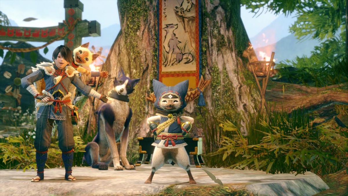 Monster Hunter Rise Buddy Plaza guide: Palico, Palamute, hiring buddies ...