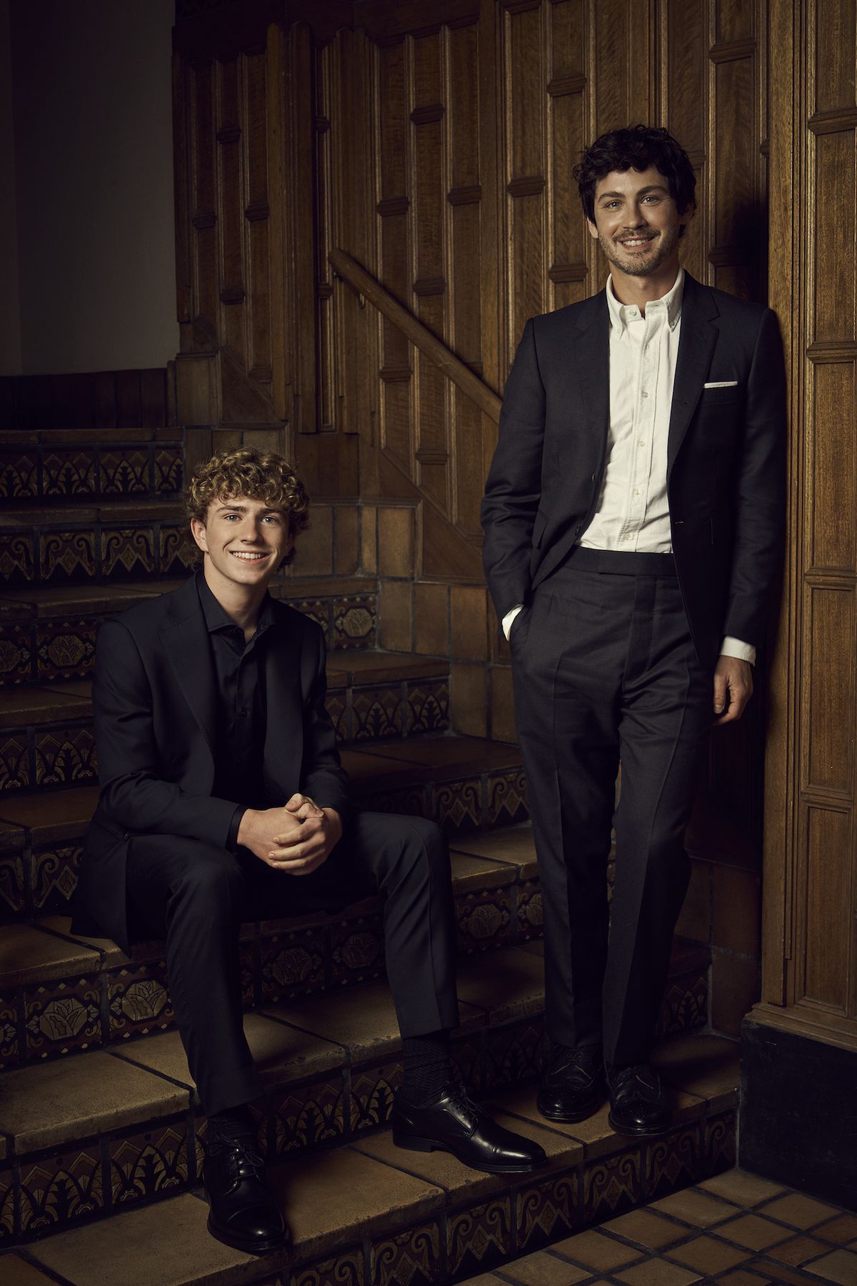 Percy Jackson's Walker Scobell And Logan Lerman Took A Photo Together ...