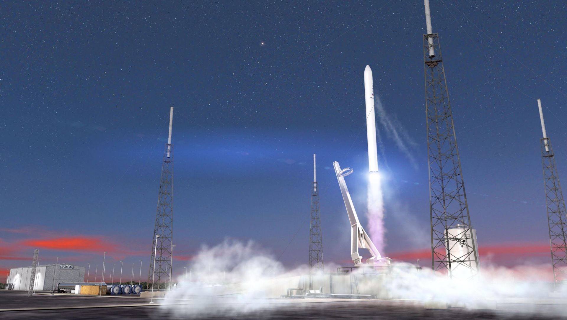 Relativity Space stacks 3D-printed rocket on launch pad | Space