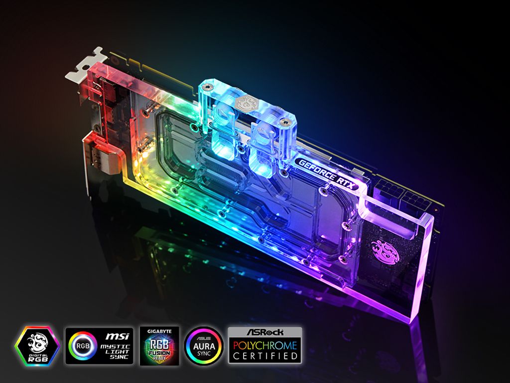 Bitspower Lotan VGA Water Blocks Cool RTX Cards With Colorful Style ...