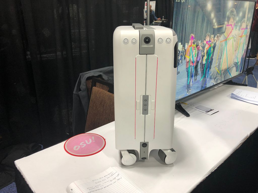 Self-Driving Luggage Just Followed Me Around at CES 2018 | Tom's Guide