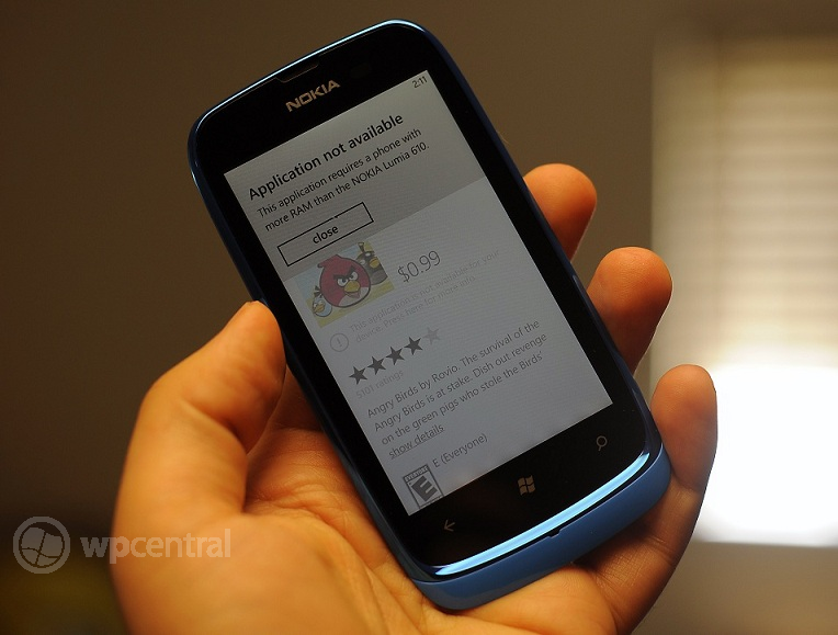 Angry Birds coming to a Nokia Lumia 610 near you? | Windows Central