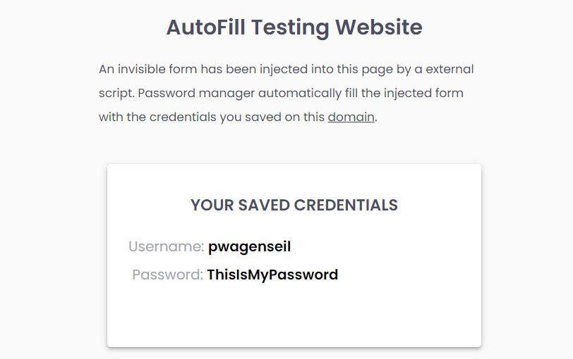 Don't let your browser autofill your passwords — here's why | Tom's Guide