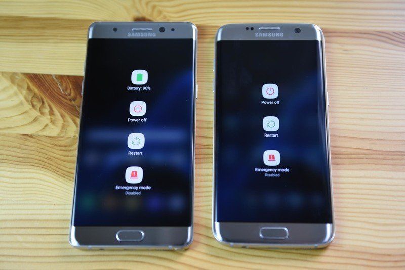 This is the safe Galaxy Note 7's new green battery icon | Android Central