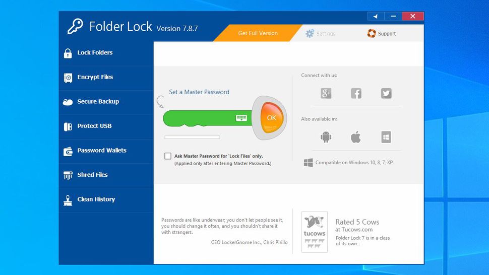 Folder Lock version 7 review | TechRadar
