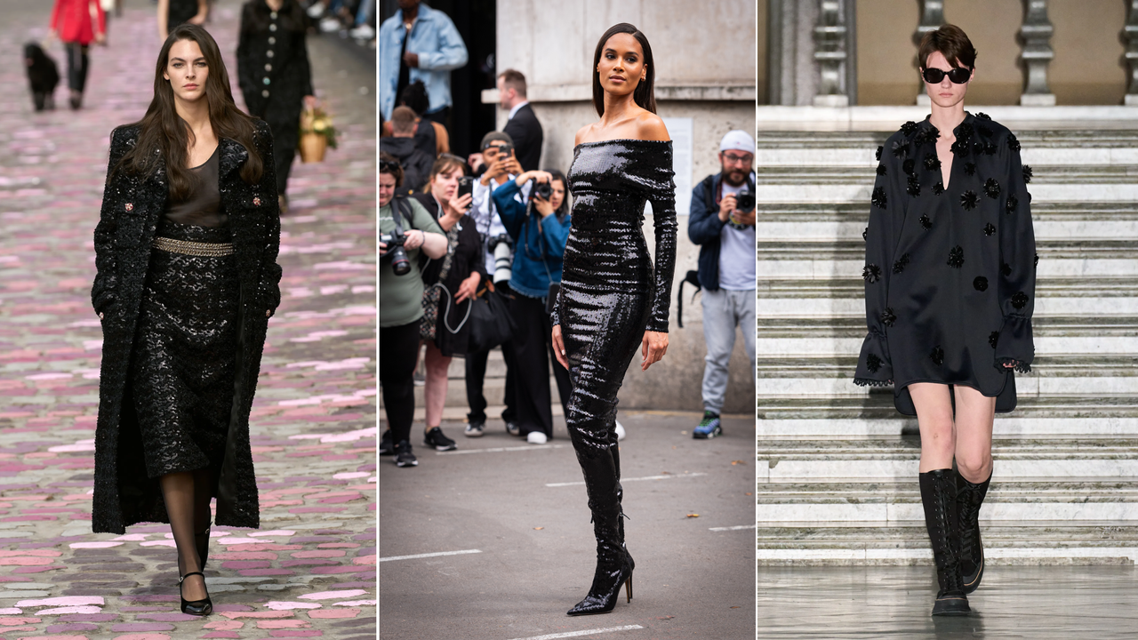 How to Style All-Black Outfits, According to the Runways | Marie Claire