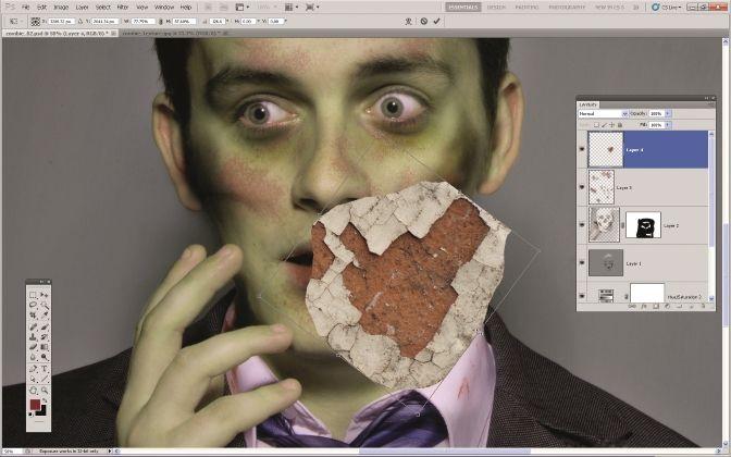 How to turn a portrait into a zombie using Photoshop | Digital Camera World