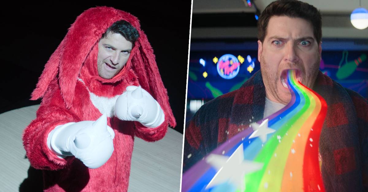Knuckles star Adam Pally and showrunner Toby Ascher explain how that ...