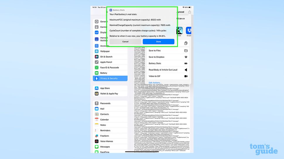 How to check your iPad's battery health | Tom's Guide