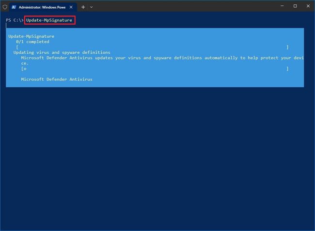 How to manage Microsoft Defender Antivirus with PowerShell on Windows ...