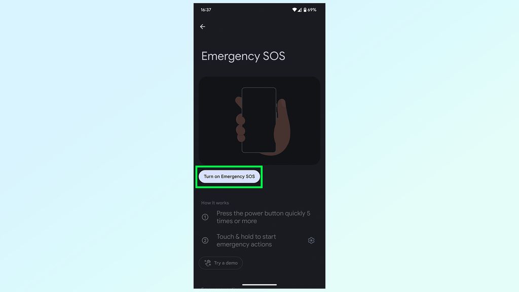How to enable and use Google Pixel Emergency SOS | Tom's Guide