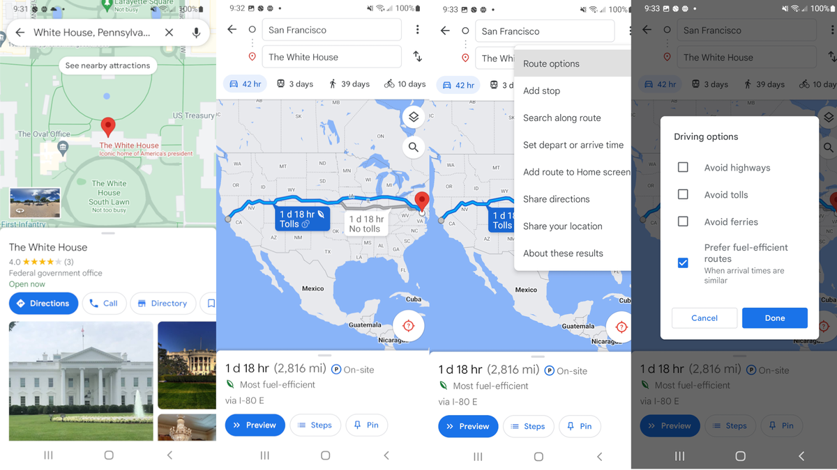 How to find eco-friendly routes and EV charging stops in Google Maps ...