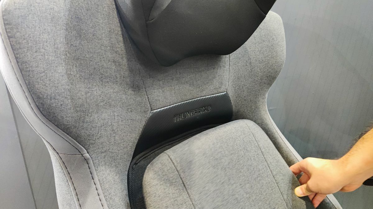 I didn't know I need a gaming chair with a wiggly backrest but now I've ...
