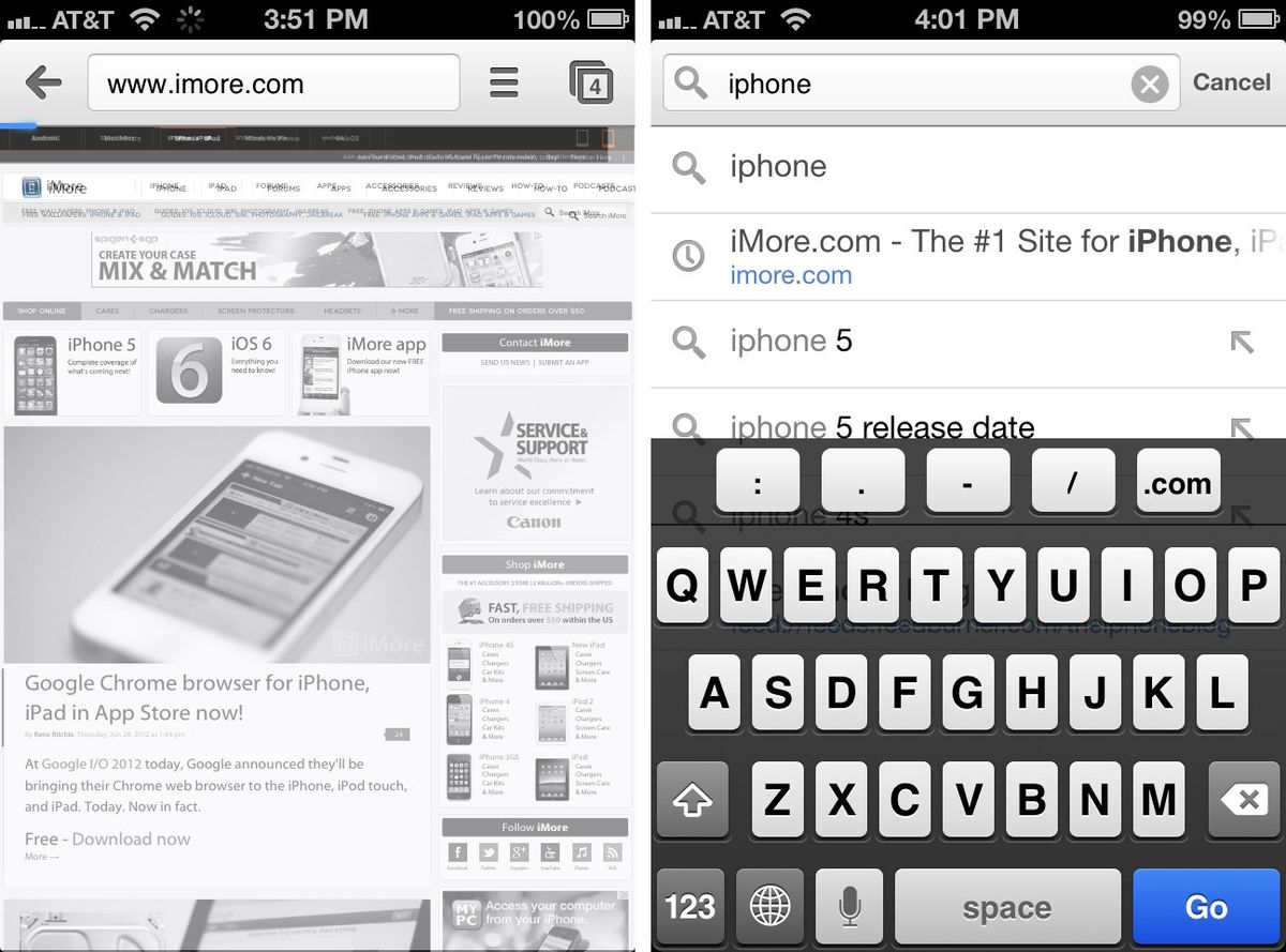 Google Chrome for iPhone and iPad review | iMore