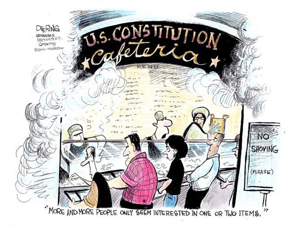 Political cartoon constitution | The Week