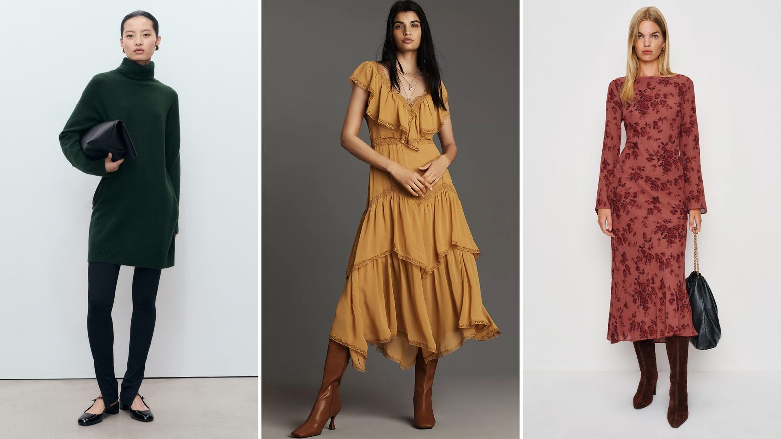 33 Fall Dresses From Mango, Reformation, and Anthropologie | Who What Wear