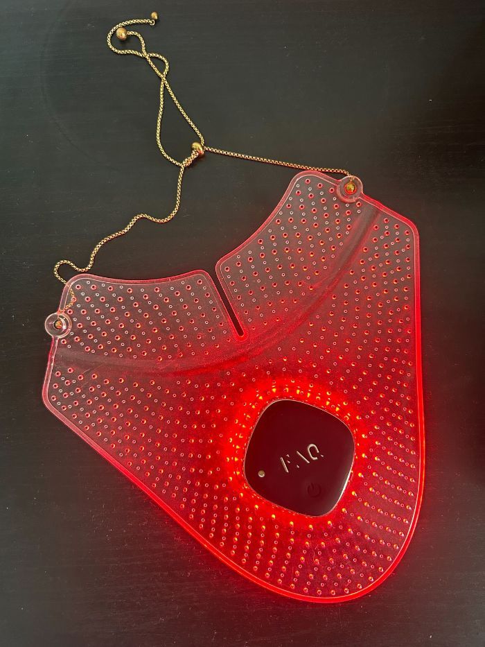 An Honest Review of the FAQ 211 LED Neck & Décolleté Mask | Who What Wear