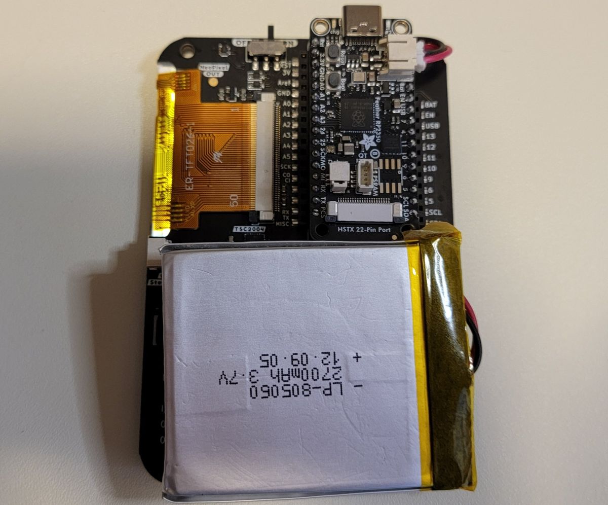 Maker builds Raspberry Pi RP2350 powered PyDOS handheld in a BlackBerry ...