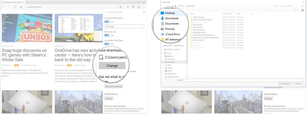 How to change download options in Edge for Windows 10 | Windows Central