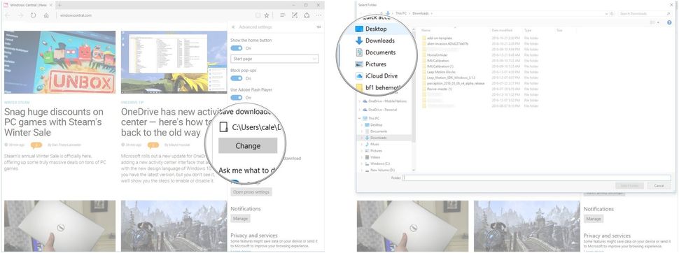 How to change download options in Edge for Windows 10 | Windows Central