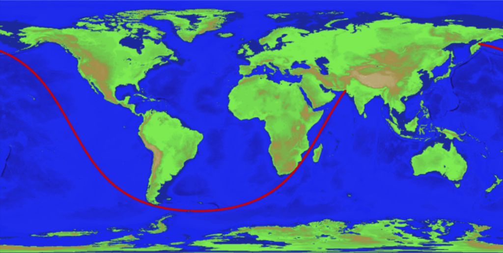 How Far Could You Sail in a Straight Line Without Hitting Land? | Live ...