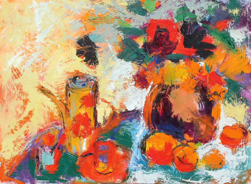 Paint an expressive still life in acrylics | Creative Bloq