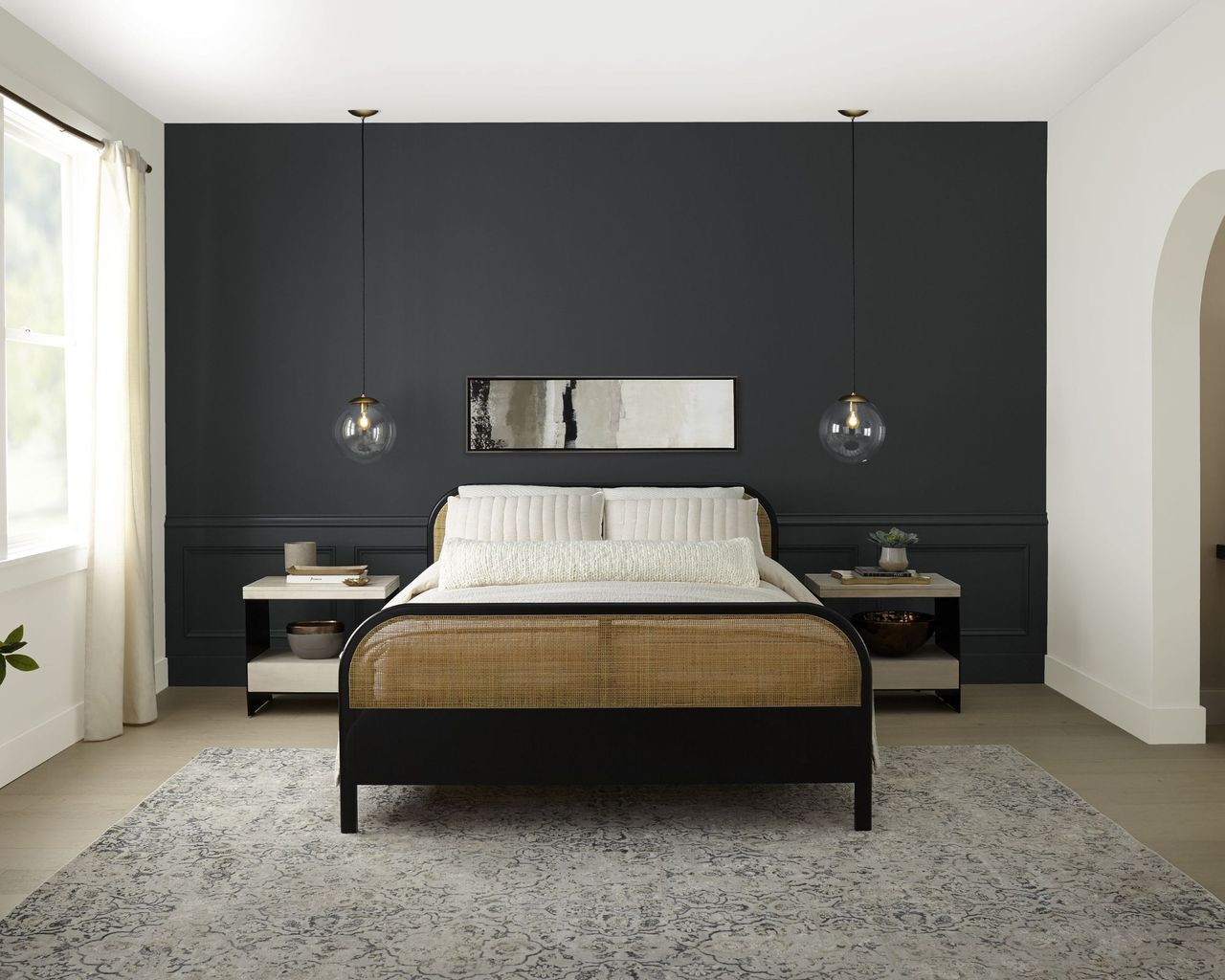 5 ways to decorate with Sherwin-Williams' Black Magic | Homes and Gardens