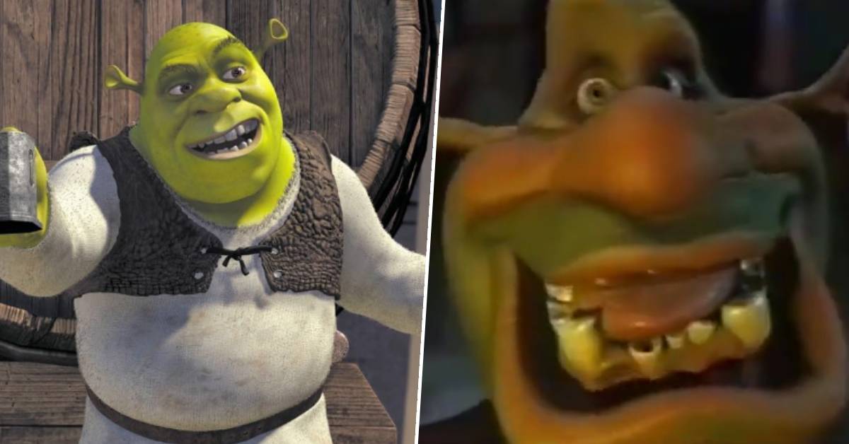 The original test animation for Shrek has been uncovered, and it is ...
