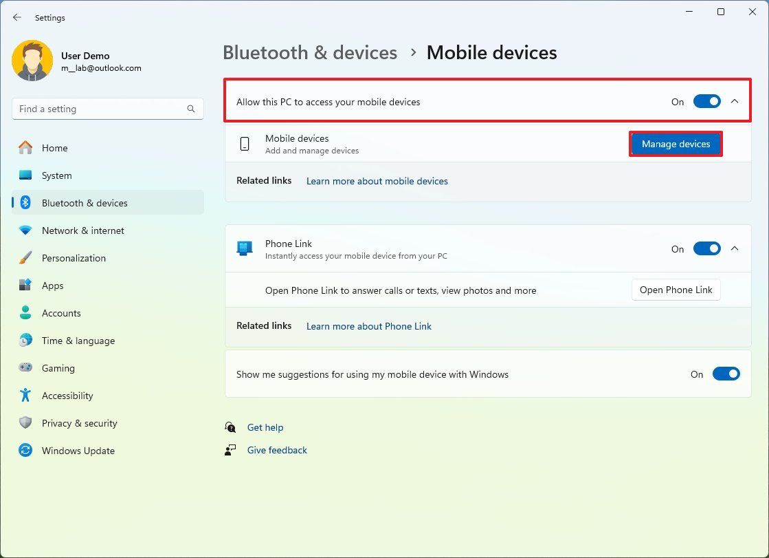 How to use and manage mobile devices on Windows 11 | Windows Central
