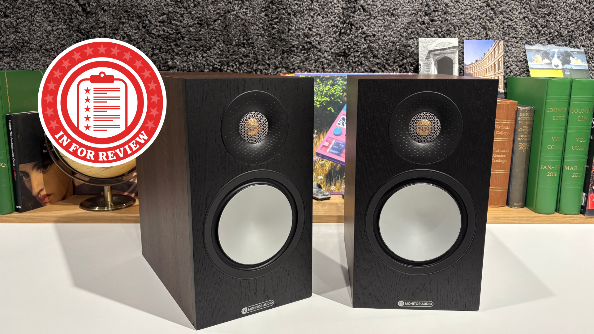 Monitor Audio's Bronze speakers, a Musical Fidelity amplifier, and ...