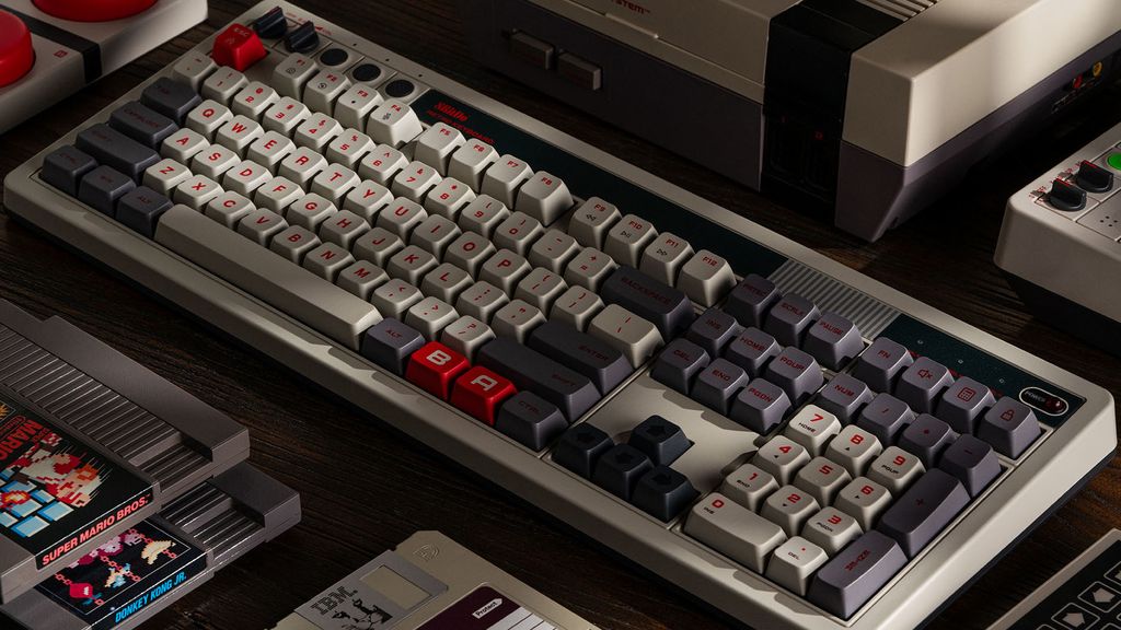 8BitDo Retro Mechanical Keyboard gets full size 108 key version —numpad ...